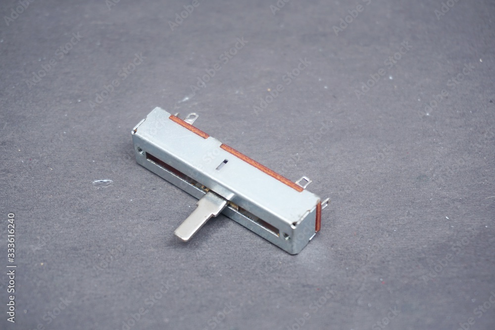 electronic component called a potentiometer. A potentiometer is a three ...