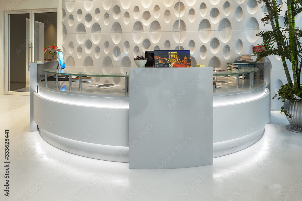 Modern Office Counter Design