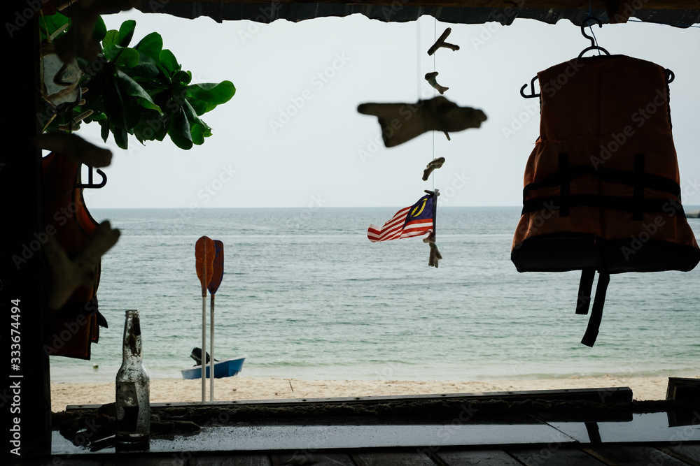 beautiful pangkor island beach located at Perak State, Malaysia under ...