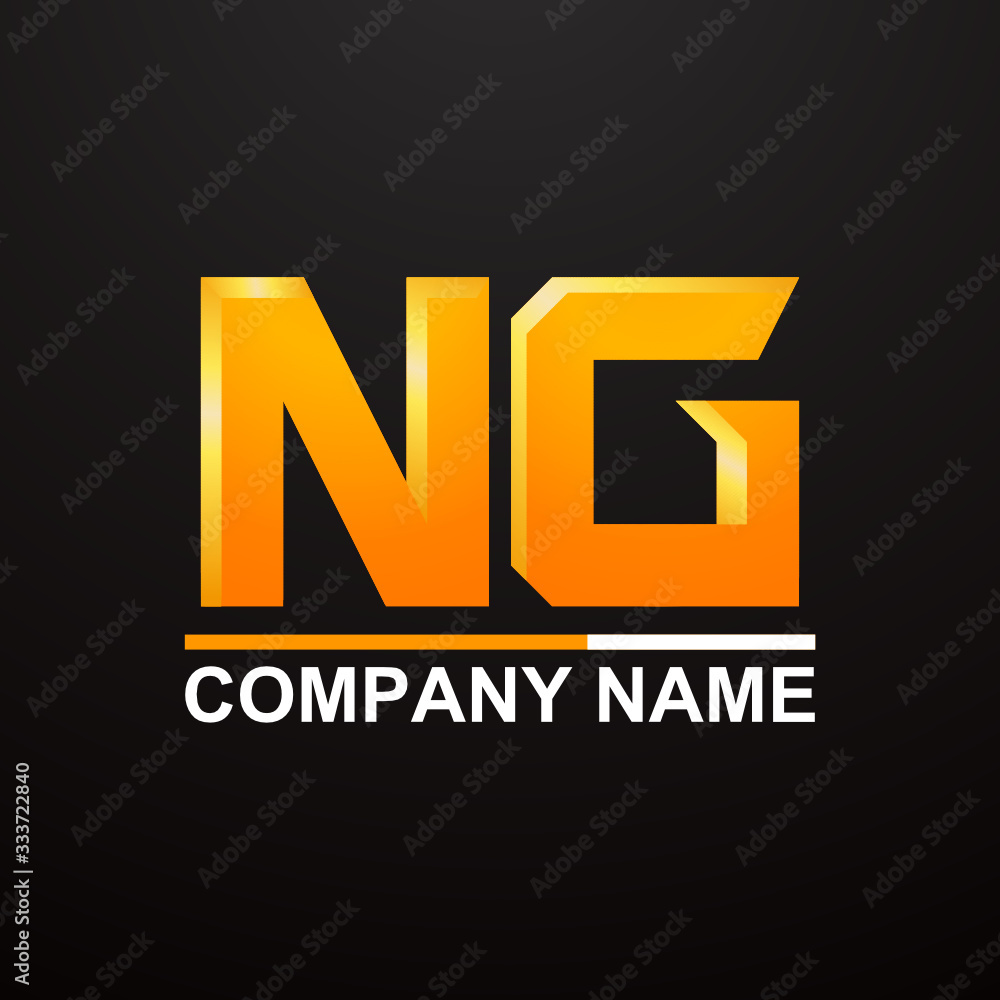 NG initial logo monogram designs modern templates sign, logo, abstract ...