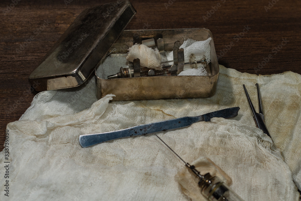 Surgical instrument with anesthesia before surgery. Soviet medical ...