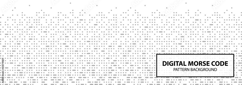 Stockvector Digital Morse Code Pattern. Design and Inspiration from ...