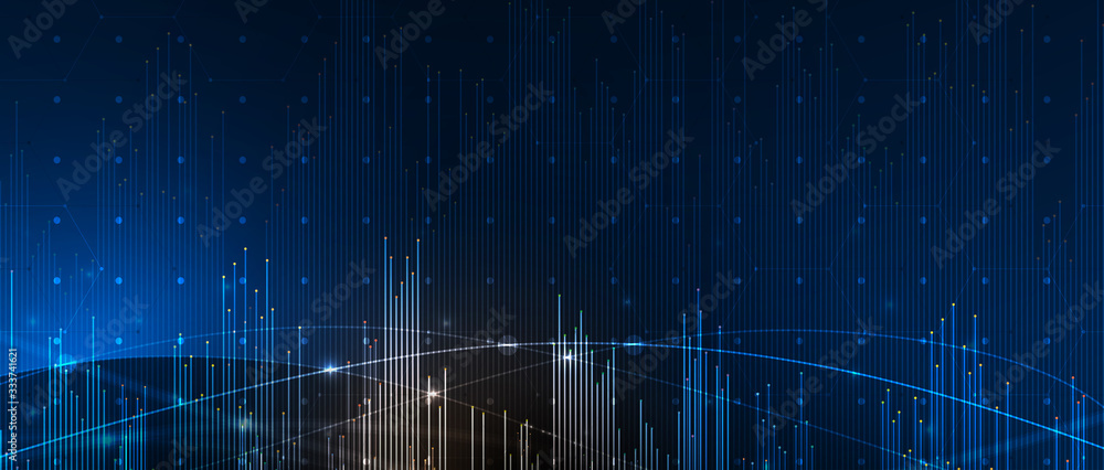 abstract technology background Business & development Stock Vector ...