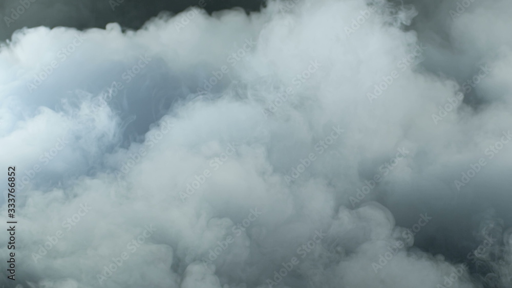 Photo of Real Smoke on a black background - realistic overlay for ...