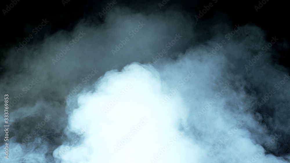 Smoke on black background realistic photo for different projects! Very ...