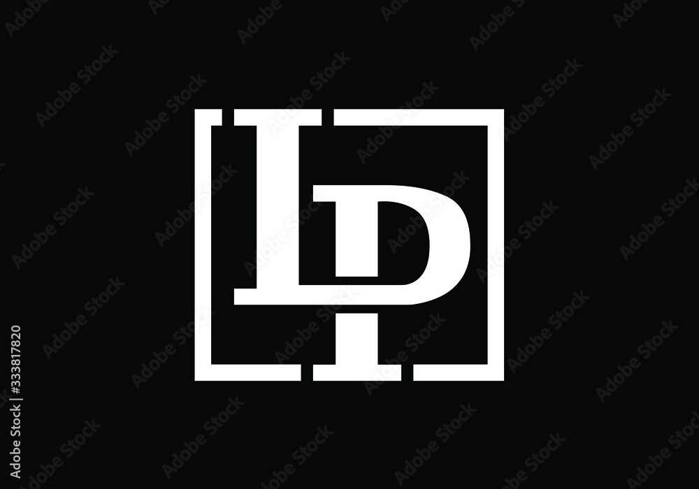 L P Initial Letter Logo design vector template, Graphic Alphabet Symbol ...