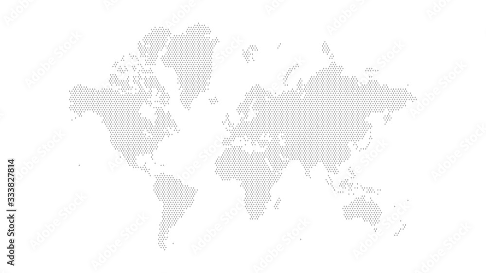 Hexagon world map vector icon, countries and continents Stock Vector ...
