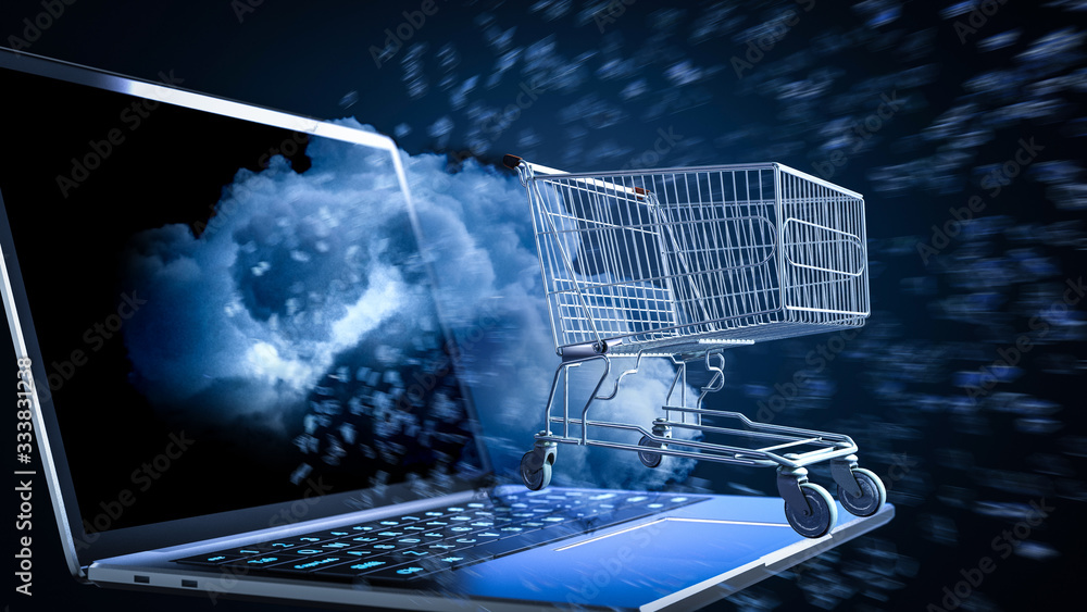 Online shopping concept Stock Photo | Adobe Stock