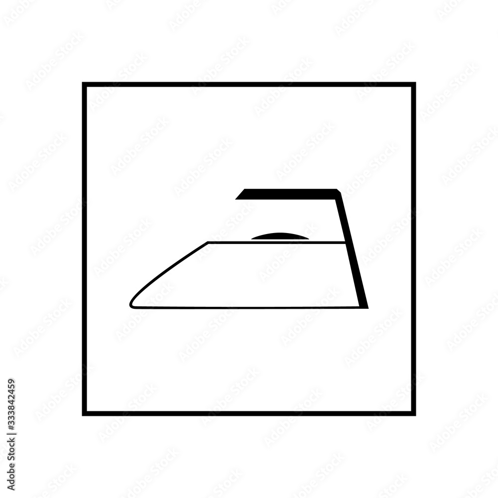 Clothing care. You can iron clothes. Label for information instruction ...