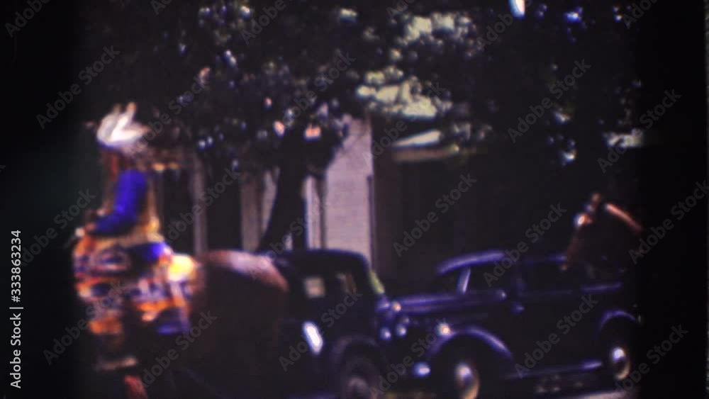 TRUCKEE CALIFORNIA-1937: People Dressed As Native Americans Are Riding ...