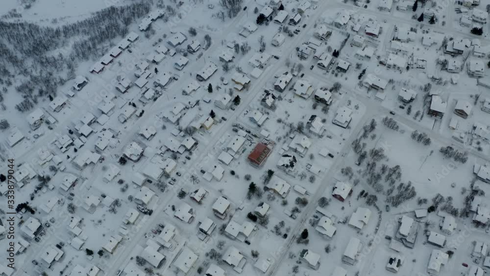 Drone aerial footage of Tromsø, the capital of the Arctic is a lively ...