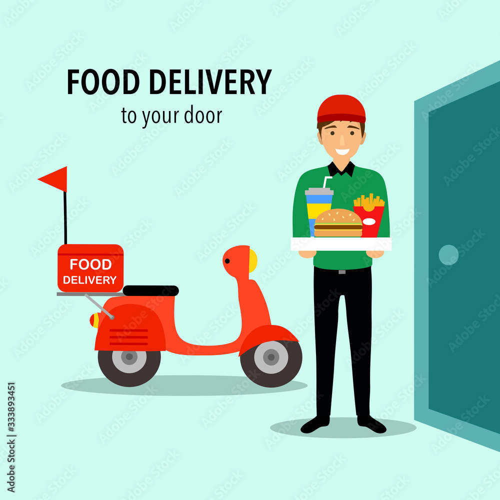 Delivery Man Vector