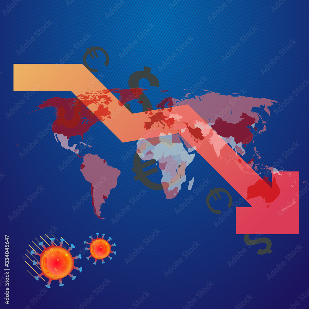 COVID-19 coronavirus epidemic.World map. Global COVID-19 coronavirus ...