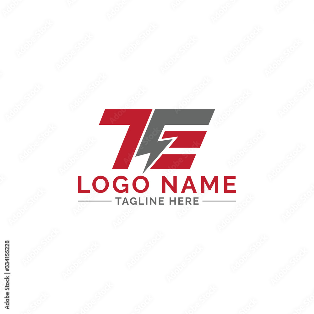 TE electronic logo Stock Vector | Adobe Stock