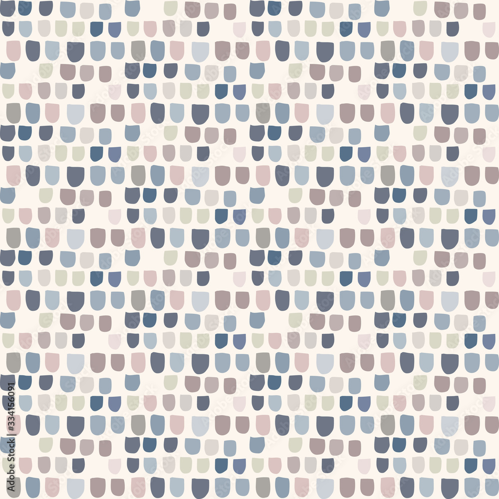 Seamless minimal geo shape pattern design. Neutral pastel color in ...