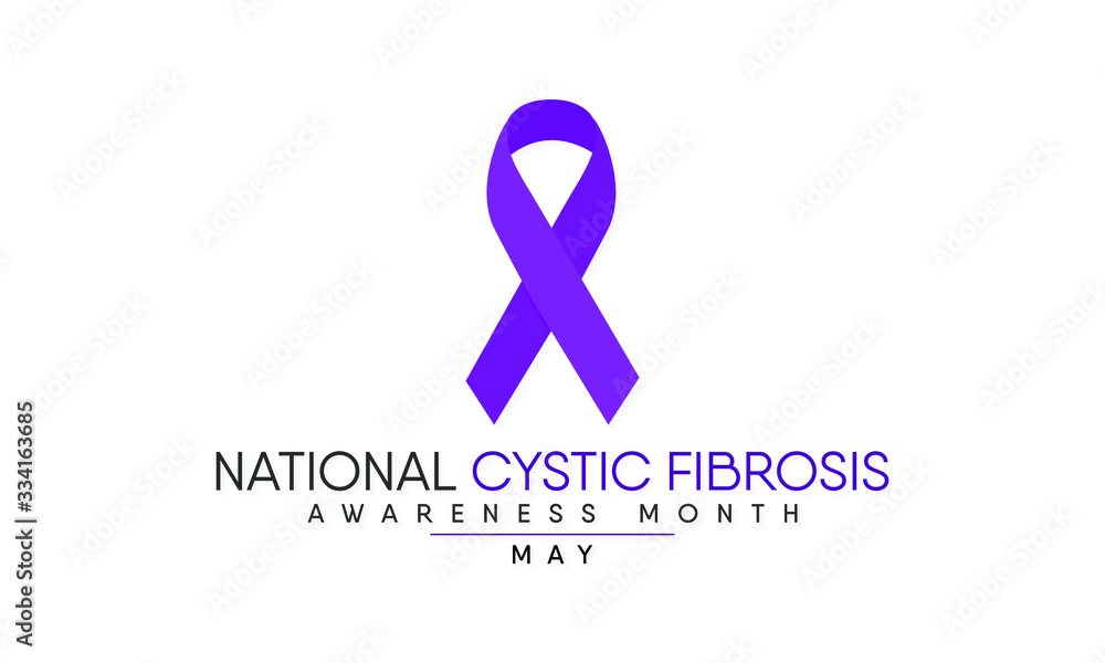 Vector Illustration On The Theme Of National Cystic Fibrosis Awareness