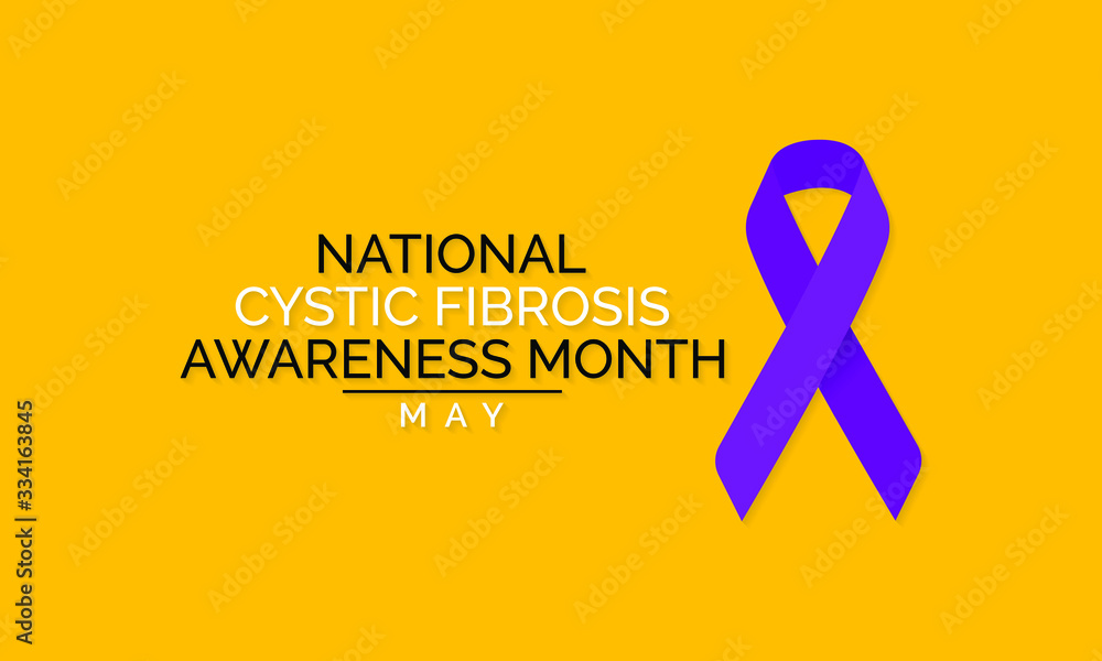Vector illustration on the theme of National Cystic Fibrosis awareness ...