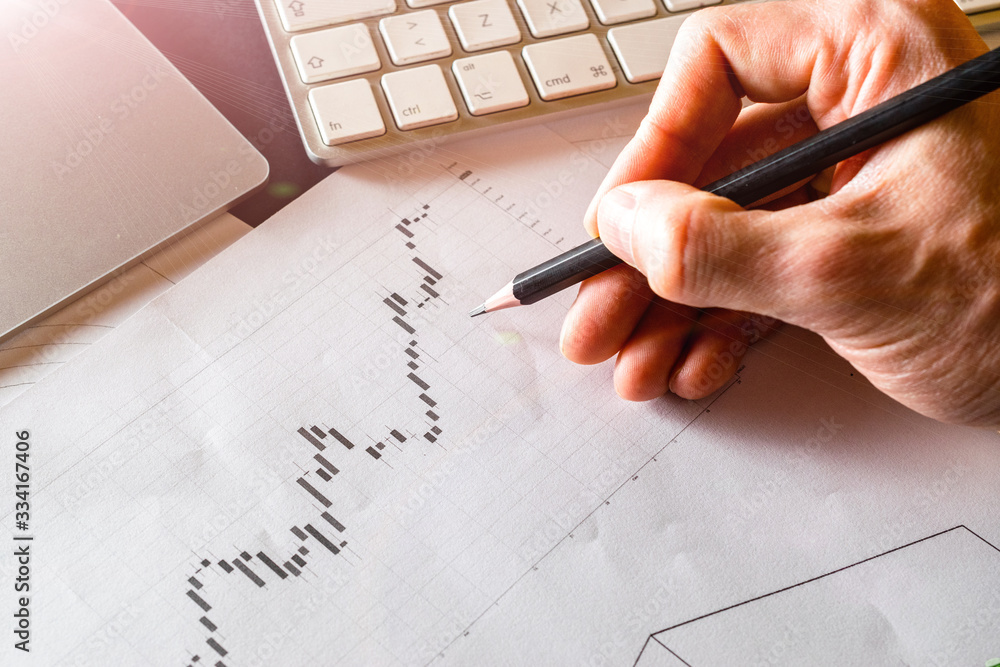 Statistical process control. Charts graphs diagram - financial ...
