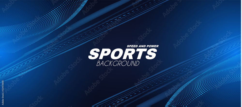 Abstract sport background with motion elements. Light dynamic effect ...