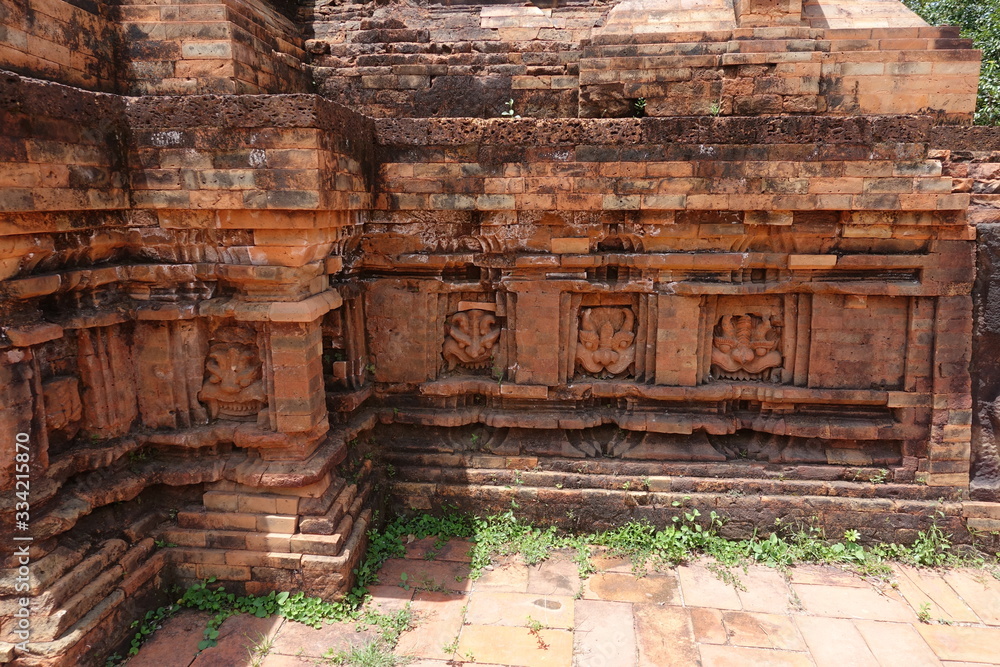 It is a photograph of My Son Sanctuary. It is a sacred site of the ...