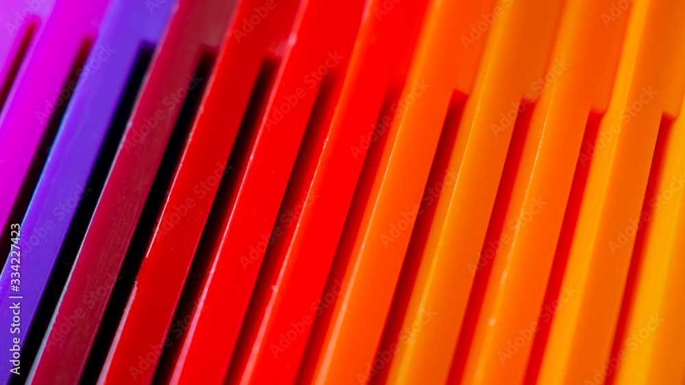 Plastic color swatches book. Sample colors catalogue for plastic ...