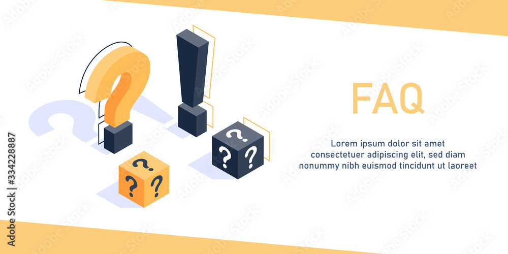 Exclamations and Question Marks,Frequently Asked Questions Concept ...