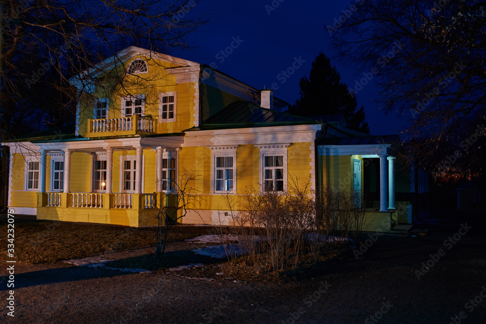 Lord's house.The estate of the Pushkin family. The poet Pushkin visited ...