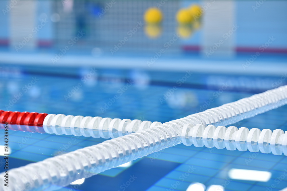 Swimming Pool Lane Lines Background