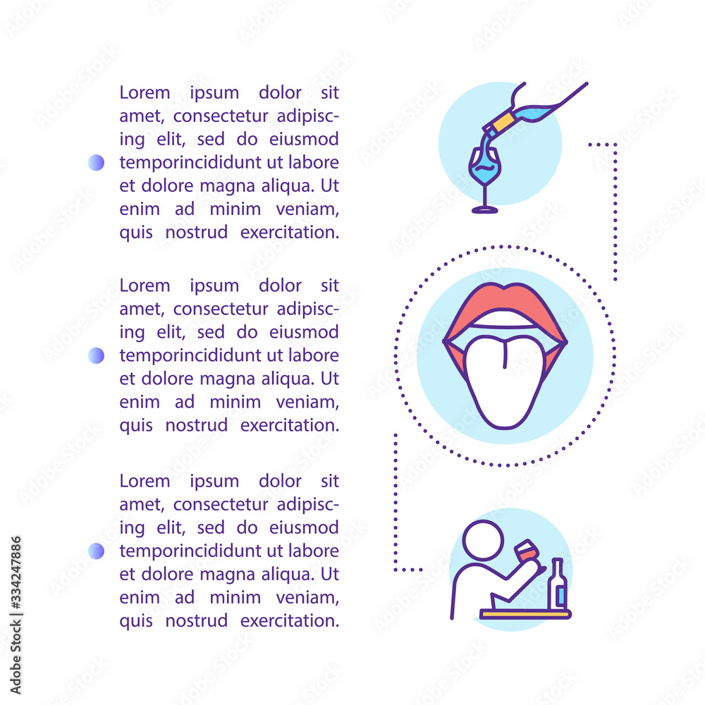 Wine tasting concept icon with text. Sip and savour. Determine alcohol ...