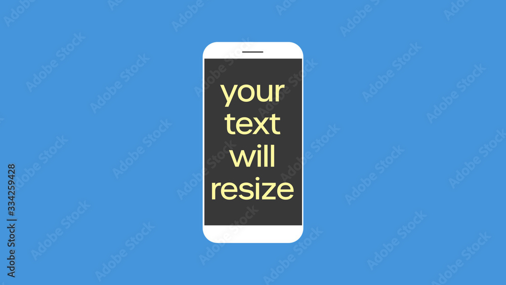 Smartphone Titles Stock Template | Adobe Stock