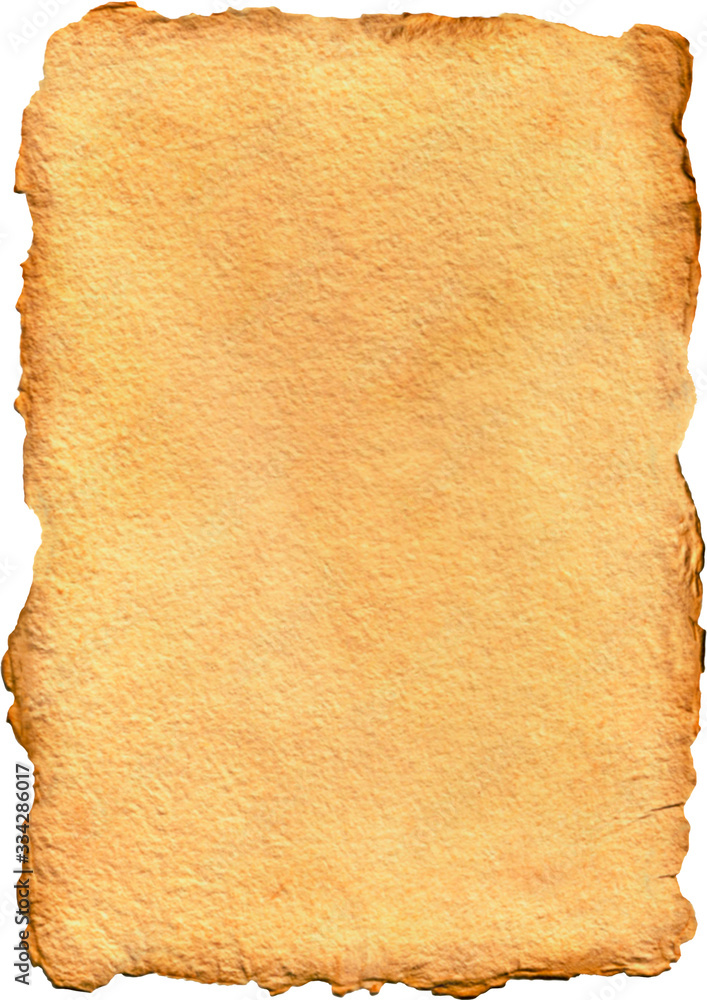 Papier A4 Papyrus Pergament alt vintage old paper handgeschöpft gelb ...