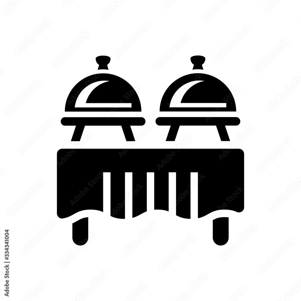 Buffet Icon Stock Vector | Adobe Stock