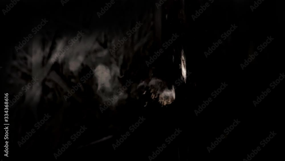 Texture of a shot into a wall, bulletproof vest from a firearm, through ...