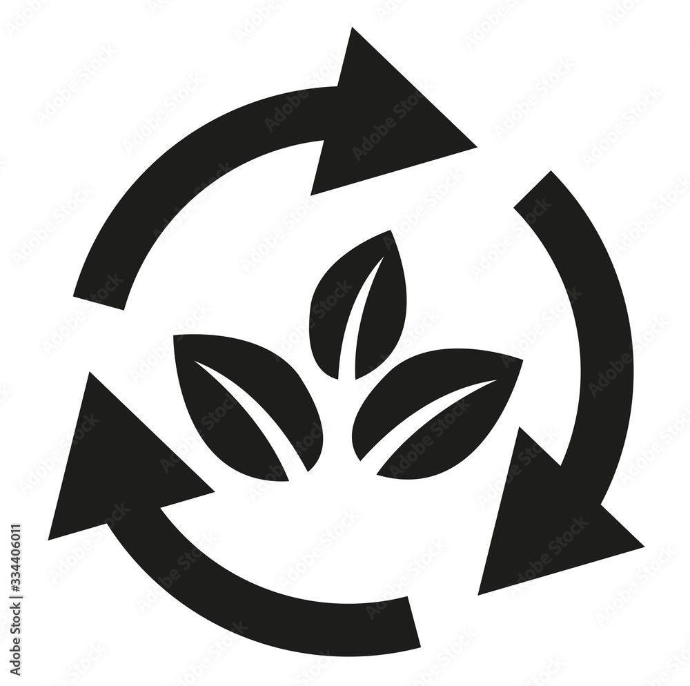 picto recyclage compost Stock Vector | Adobe Stock