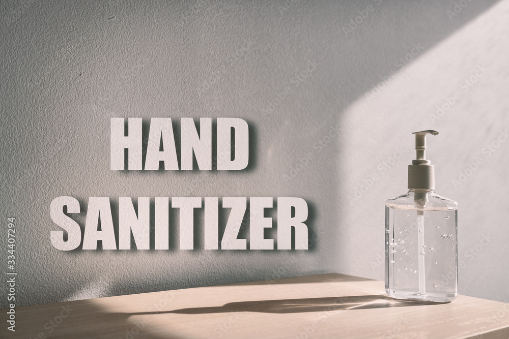 Hand sanitizer billboard sign for COVID-19 coronavirus prevention ...