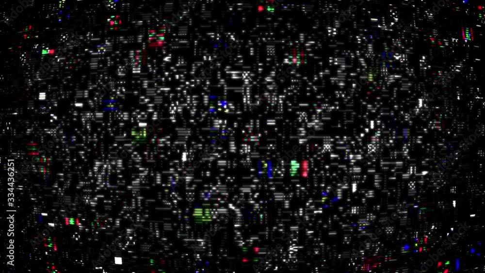 Glitch noise static television VFX. Visual video effects stripes ...