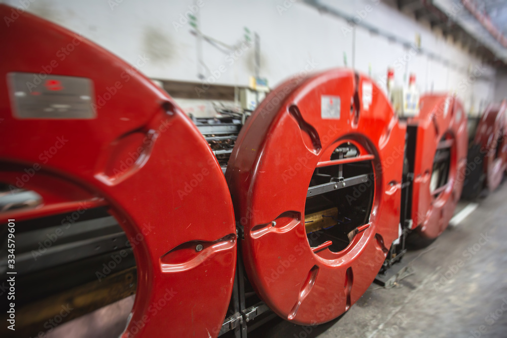 Bowling pinsetter machine, behind the bowling alley, pinspotter ...