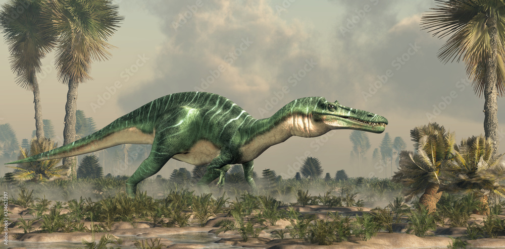 Suchomimus was a large carnivorous spinosaurid theropod dinosaur that ...
