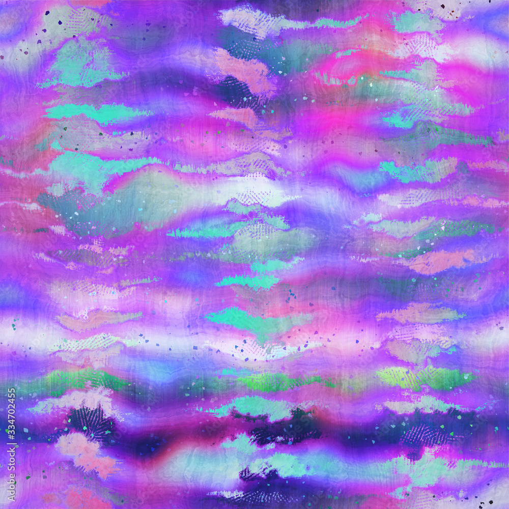 Holographic surreal ombre iridescent blend of purple green and blue ...