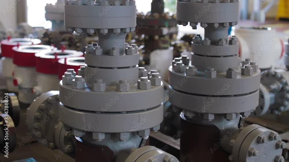 Oil and Gas Wellhead tree equipment production plant. Modifications of ...