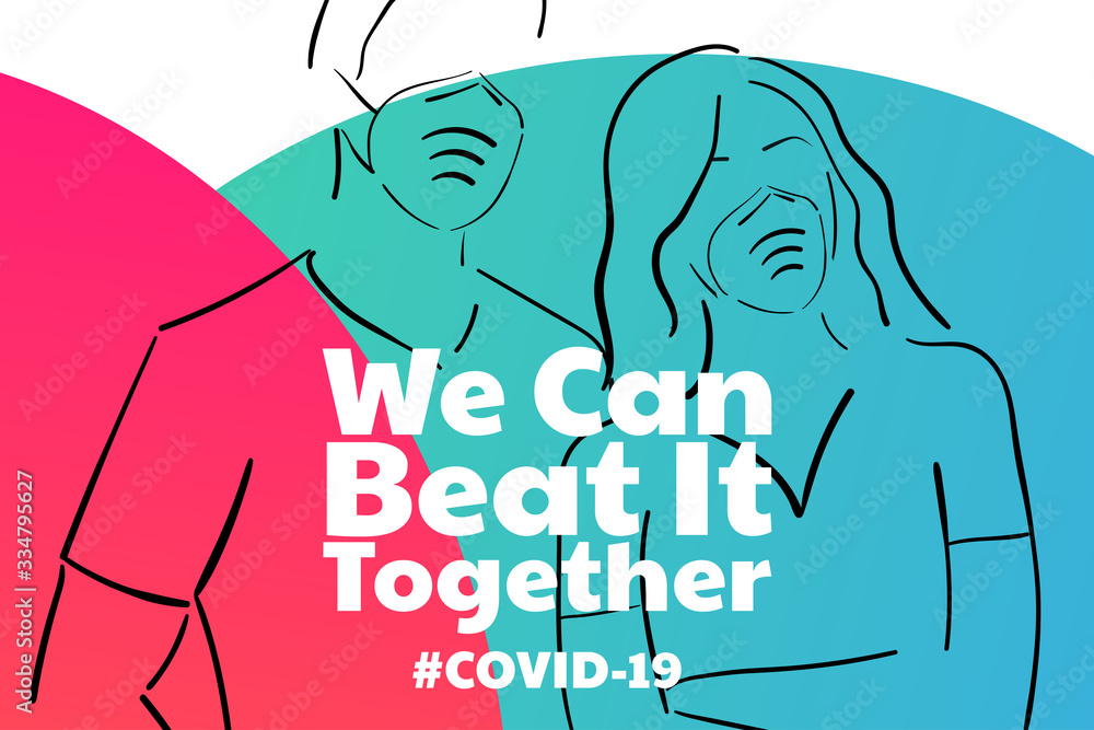 Inspirational positive quote about novel coronavirus covid-19 pandemic ...