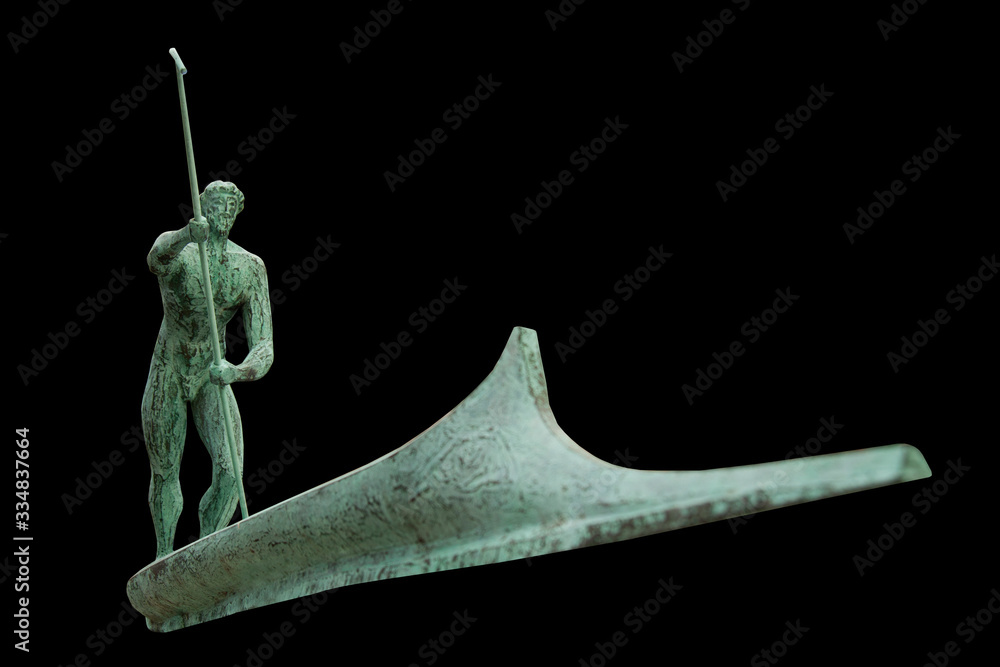 Charon transports the souls of dead people by boat across the Styx ...