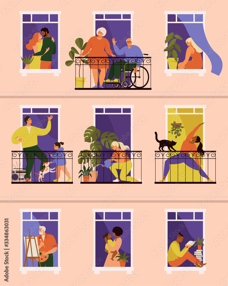 The concept of social isolation during the coronavirus pandemic ...