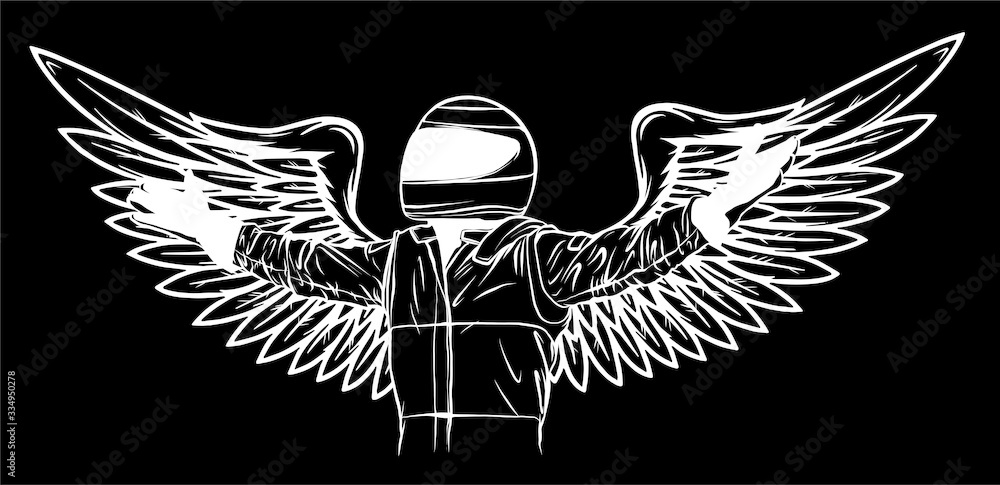 Race car driver - vector background in black background Stock Vector ...