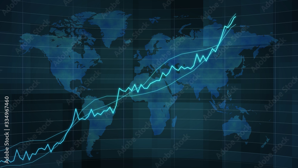 trading chart Stock Illustration | Adobe Stock