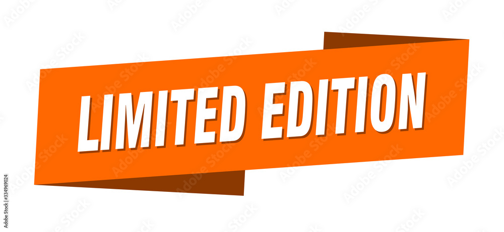 limited edition banner template. limited edition ribbon label sign ...