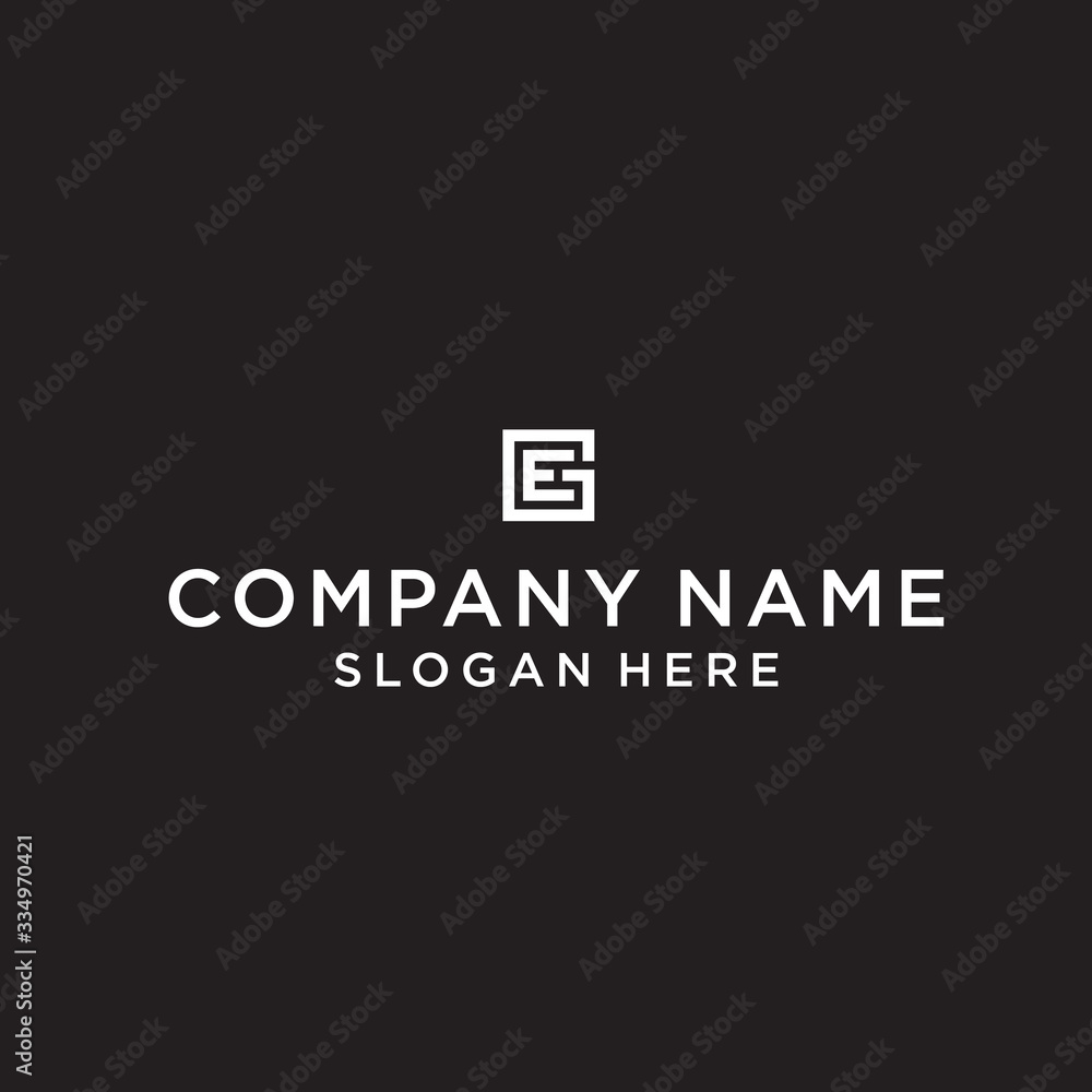 GE logo vector icon designs Stock Vector | Adobe Stock