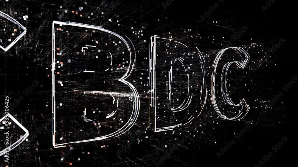 4k CBDC word tag cloud;computer code particle.Central bank Digital currency Matrix binary text ...