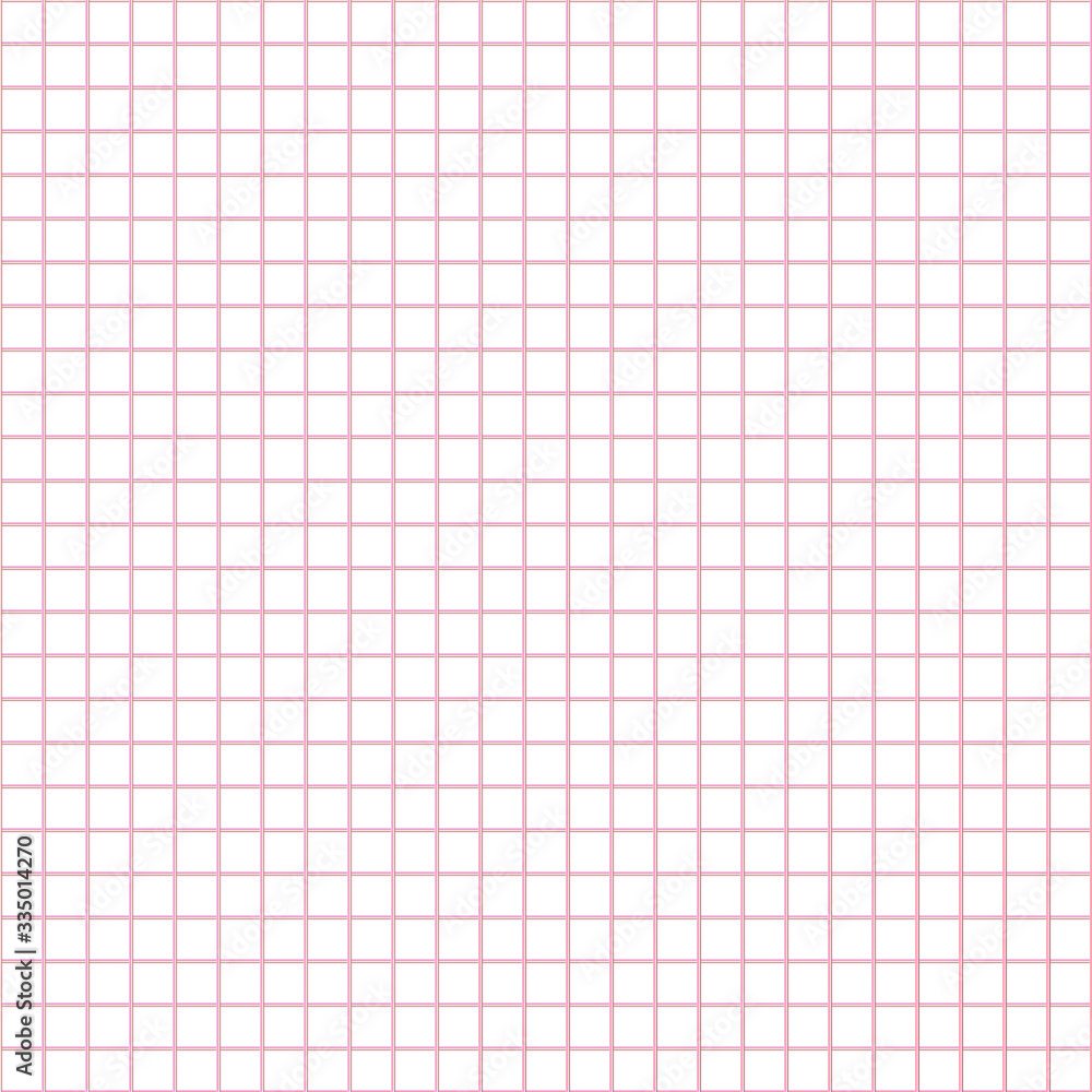 Vecteur Stock Grid paper. Abstract squared background with red graph ...