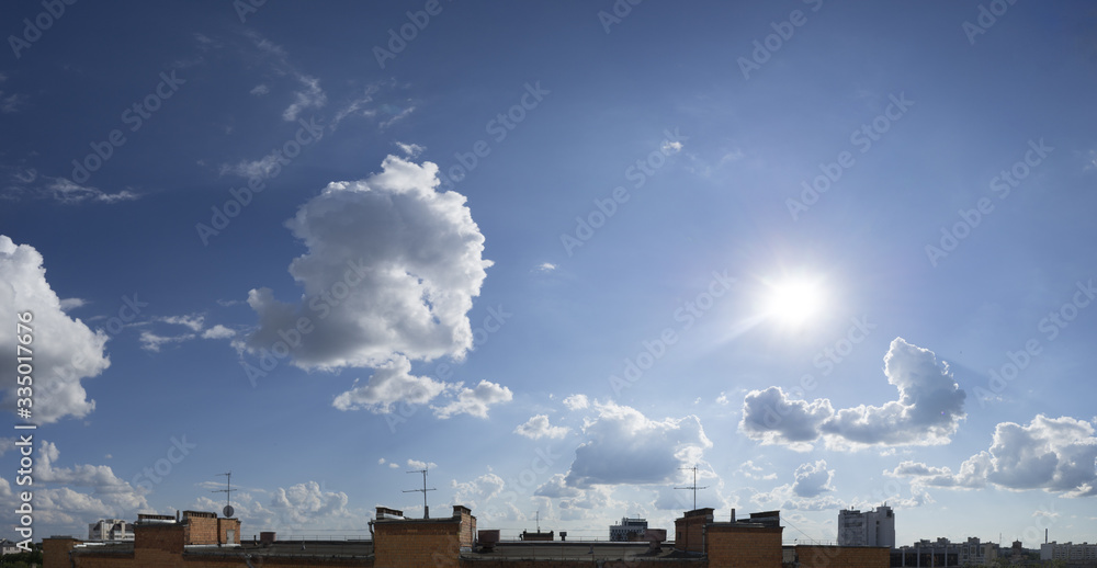 Sky clear cloudy hi-res Stock Photo | Adobe Stock